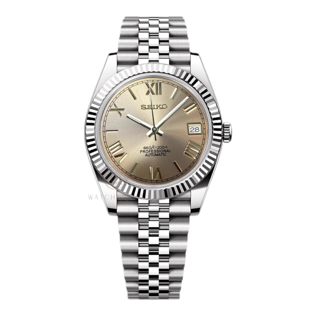 Seiko Champagne Roman Datejust Mod – watchkraft