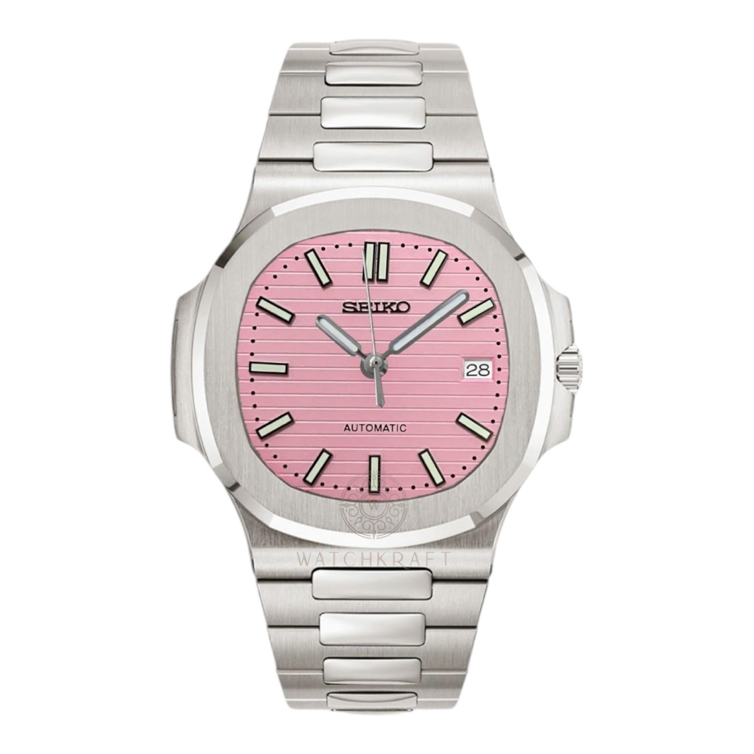 Seiko Pink Nautilus Mod – watchkraft